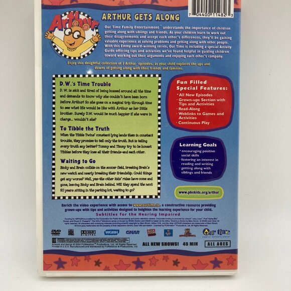 Sony | Media | Arthur Gets Along Dvd Animated Tv Series Sony 204 ...